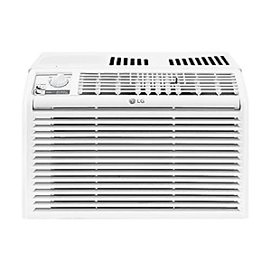 LG 5000 BTU Window Air Conditioners [2023 New] Easy Mechanical Control Ultra-Quite Compact-size Cools Washable Filter 150 Sq.Ft. for Small Room AC Unit Easy Installation White LW5023