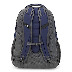 High Sierra Access 2.0 Laptop Backpack, True Navy/Mercury, One Size Dark Blue
