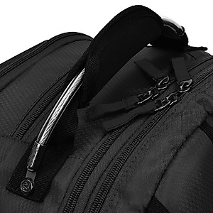 Traveler's Choice Hollin's Trek 19-inch Luggage Backpack, Black