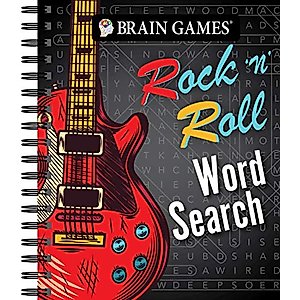 Brain Games - Rock 'n' Roll Word Search