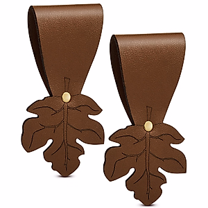 Ramede Skirt Hikes Renaissance Belt Medieval Leaf Skirt Hike Waistband Accessory Halloween Costume(Brown,Leaf)