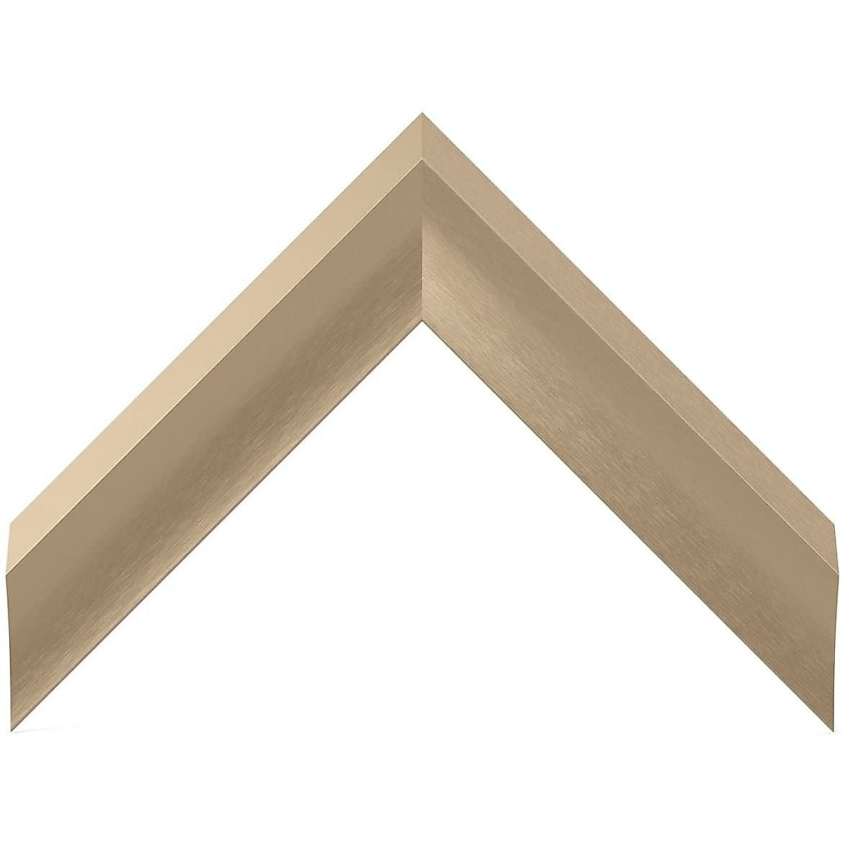 Frame My TV Deco TV Frames Alloy Prismatic - Pale Gold Bezel Compatible ONLY with Samsung The Frame TV (75", Fits 2021-2025 Frame TV)