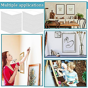 Jetec 150 Sheet Double Sided Picture Mats 8 x 10 Inch Photo Frame Mat Backing Boards Picture Mat Matte Backboards Bevel Cut 1/16", 4 Ply Thickness for Frames, Artworks, Prints, Pictures(White)