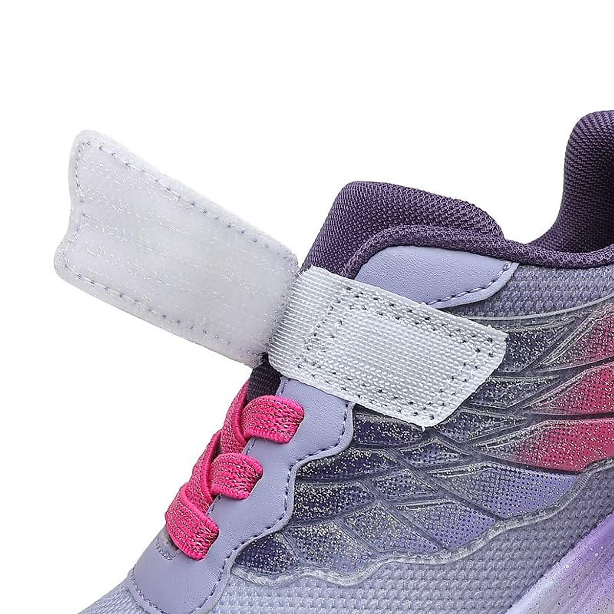 GEERX Joy Kids Sneakers Girls Toddler Little Kid Athletic Lightweight Running Training Tennis Shoes Lavender Pink Size 2