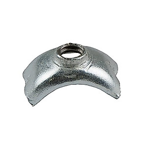 Pack of 4 Replacement Bolts 150 mm Long, 1/4" Thread. 4 Half-Moon/Crescent/Lunar Threaded Nuts Included. Best for Made in Brazil Beds and Bunk Beds