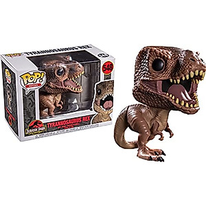 POP Jurassic Park - Tyrannosaurus Rex [T-Rex] Funko Vinyl Figure (Bundled with Compatible Box Protector Case) Multicolor 3.75 inches