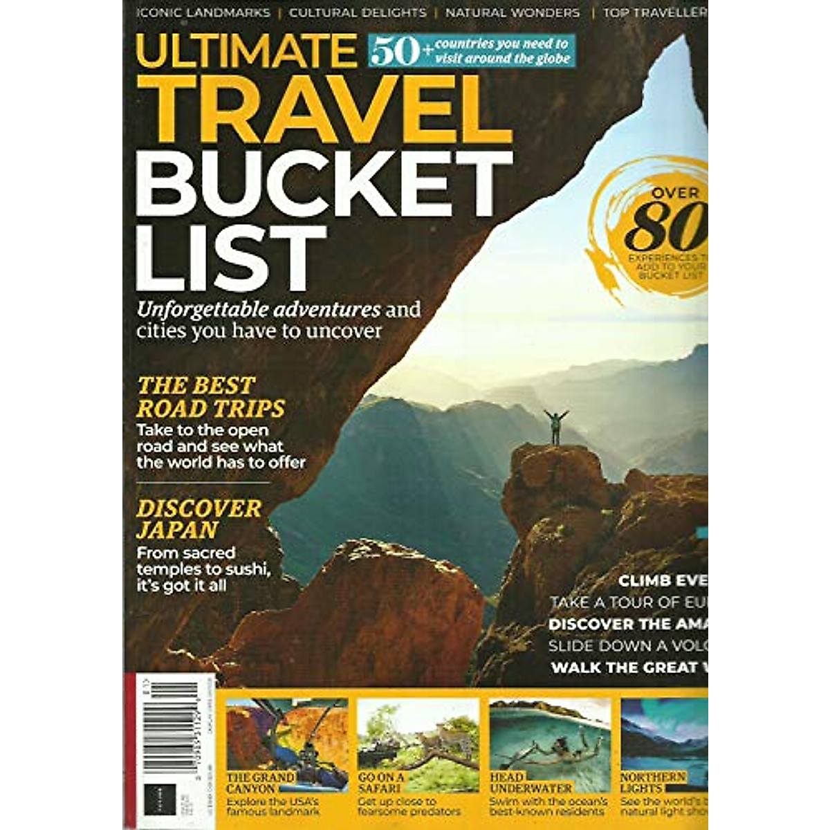 ULTIMATE TRAVEL BUCKET LIST MAGAZINE, THE BEST ROAD TRIPS ISSUE,2020 ISSUE 2