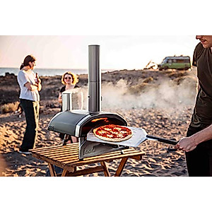 Ooni 12” Perforated Pizza Peel – Long Handle Perforated Aluminium Pizza Paddle – Lightweight Pizza Turning Peel – Ooni Outdoor Pizza Oven Accessories…