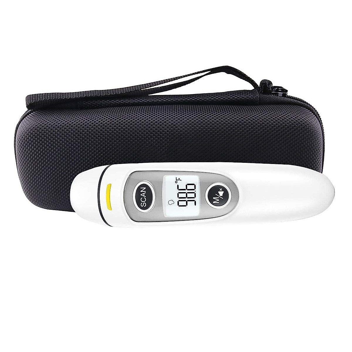 WERJIA Hard Travel Case Carrying Storage Bag for GoodBaby/iProven DMT-489 Ear Thermometer (Only Case)