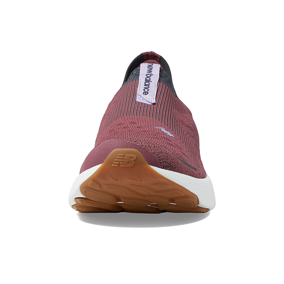 New Balance Women's Fresh Foam X 1080 Unlaced V1 Running Shoe, Washed Burgundy/Blacktop, 8.5