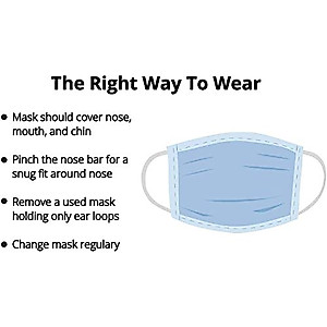 ARTISANS VILLAGE Disposable Non-Woven Thick 3-Layer Safety Face Mask (Pack of 2000) - Breathable and Comfortable Elastic Ear Loop