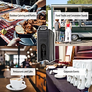 Cambro (500LCD110) 4-3/4 gal Beverage Carrier - Camtainer®, Black