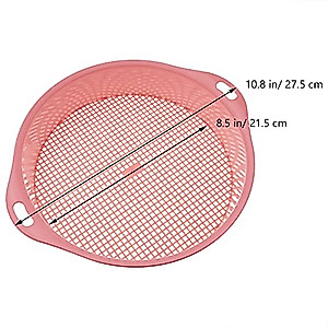 Ruiwaer 2PCS Plastic Mesh Screen and Shovel Kit Sifting Pan Garden Potting Sieve