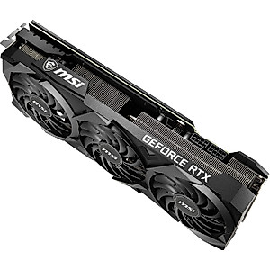MSI Gaming GeForce RTX 3080 LHR 10GB GDRR6X 320-Bit HDMI/DP Nvlink Torx Fan 3 Ampere Architecture OC Graphics Card (RTX 3080 Ventus 3X 10G OC LHR) (Renewed)