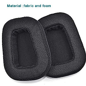 G933 G935 Ear Pads - defean Replacement Ear Cushion Earpads and Headband Compatible with Logitech G933 G935 G633 / g 933 g 935 g 633 Artemis Headphones (Fabric Ear Pads +Headband)