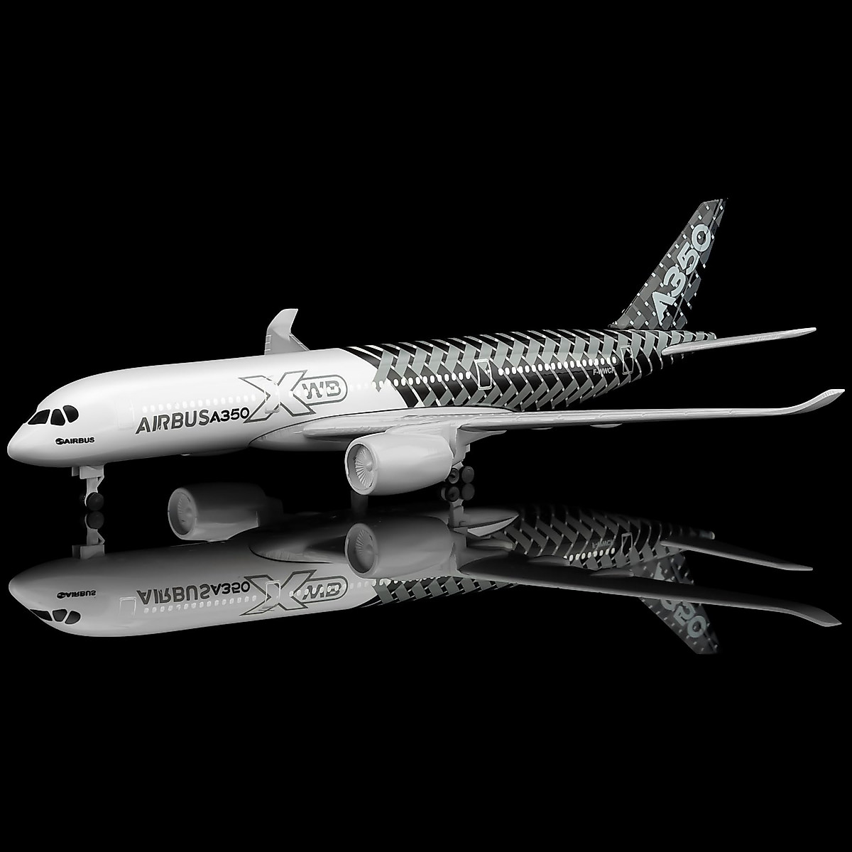 Busyflies 1:300 Scale Airbus A350 Web Model Plane Diecast Model Aircraft Kits for Collection and Gift