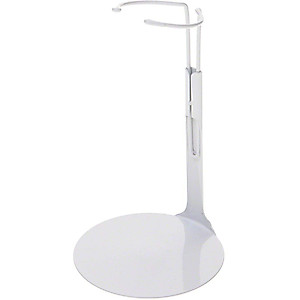 Kaiser Doll Stand 2001 - White Doll Stand for 6 1/2" to 10" Dolls and Action Figures, 3-Pack (Best for 8" Dolls)