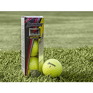 Srixon Z-Star XV 2017 Golf Balls, Yellow (One Dozen)