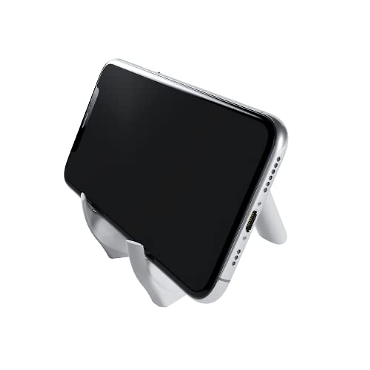 Octoo Litestand Mini, Cell Phone Stand, Phone Dock: Cradle, Holder, Stand for Office Desk - Silver