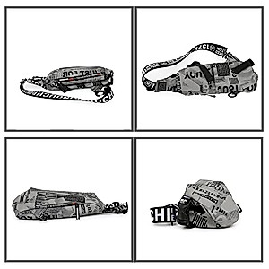 Ohenjoy Sling Bag Unisex Lightweight Crossbody Backpack Chest Bag Casual Daypack