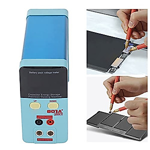 Battery Spot Welder, Aluminum Alloy Shell Electric Welding Machine Auto Trigger at with Intelligent Control Display Panel for Electric Appliance(US Plug)