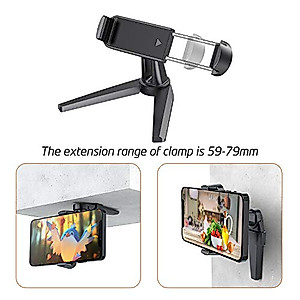 WixGear Phone Holder for Desk, Premium Adjustable Phone Stand for Desk, Home Office Accessories, Desktop Phone Holder Mount for iPhone and All Smartphones