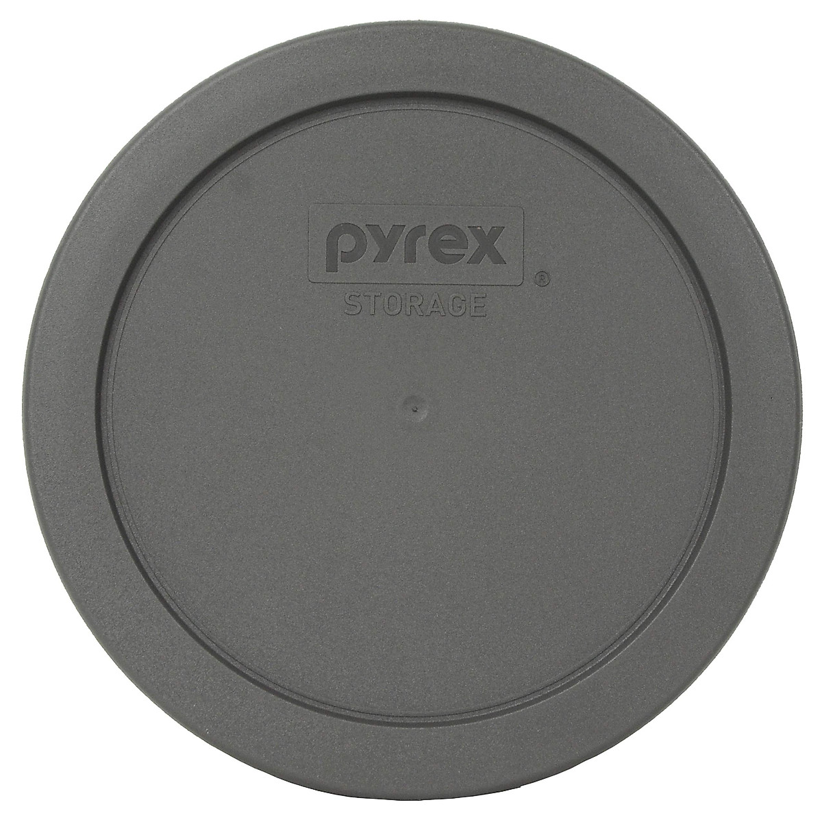 Pyrex (1) 7201-PC Puddle Gray & (1) 7200-PC Berry Red & (1) 7202-PC Bahama Sunset Orange Round Plastic Food Storage Replacement Lids, Made in USA