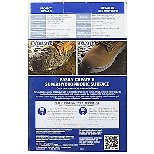 Rust-Oleum 274232 Repelling treatment base coat-9 oz and top-coat 9-oz , Frosted Clear