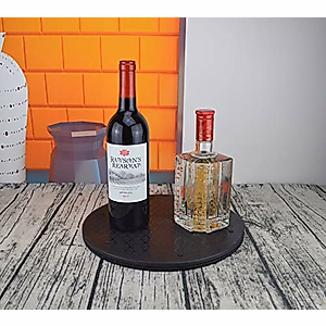 SAMYO Multi-use Heavy Duty 360° Rotating Swivel Stand Turntable with Steel Ball Bearings for Big Screen TV Computer Monitor Lazy Susan (12 Inches)