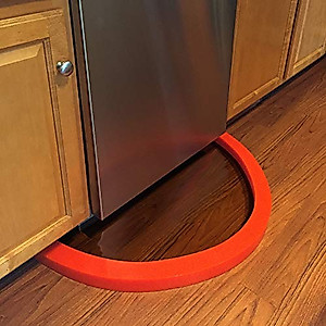 Quick Dam's Insta-Dam, Instant Flexible Indoor Flood Dam, 2in High x 4ft Long, Orange