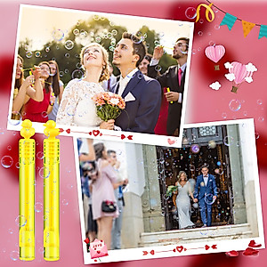 Foilswirl 50 Pcs Duck Bubbles Party Favors for Kids Yellow Duck Mini Bubble Wand Bubble Blowing Sticks Bulk for Summer Birthday Party Supplies Bath Time Gifts Carnival Prizes