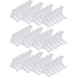 Tarpop 150 Pairs Men Quarter Ankle Socks Bulk Socks Athletic Moisture Wicking Socks Casual Sports Socks Pack (White)