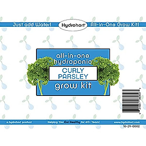 Curly Parsley Herb Growing Kit by Hydrohort | Growing Parsley Seeds is Easy with Our Mason Jar Herb Garden Starter Kit | Parsley Seeds for Planting are Perfect in Our Herb Kit