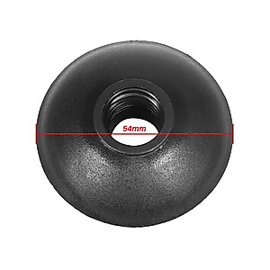 Trekking Pole Basket, 12PCS Black Trekking Pole Round Snow Ski Mud Basket Hiking Walking Stick Replacement Accessory