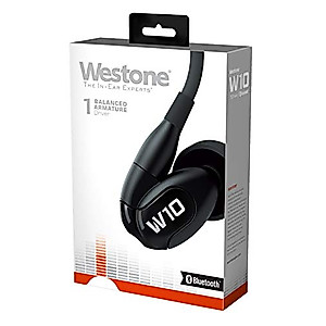 Westone W10 Single-Driver True-Fit Earphones with MMCX Audio and Bluetooth Cables