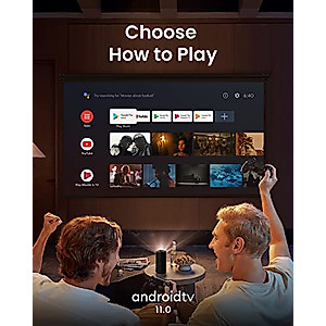 Nebula Anker Capsule 3 Laser 1080p, Smart, Wi-Fi, Mini Projector, Black, Portable Projector, Dolby Digital, Laser Projector, Autofocus, 120-Inch Picture, Built-in Battery, 2.5 Hours of Playtime