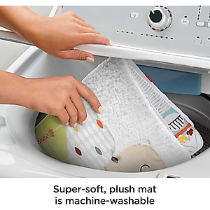 Fisher-Price Baby Playmat Perfect Sense Deluxe Gym Extra Large With Lights Music And 6 Moveable Sensory Toys