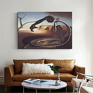 36+ Salvador Dali Wall Art Poster The Sublime Moment by Salvador Dalí Surrealist Canvas Art Poster and Wall Art Picture Print Modern Family Bedroom Decor Posters 20x30inch(50x75cm)