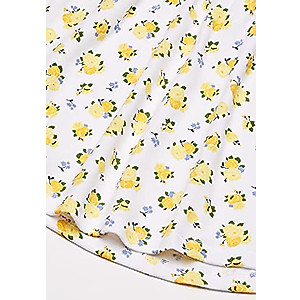 Luvable Friends Baby Girls' Cotton Dress, Floral, 0-3 Months