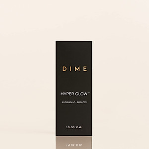 DIME Beauty Hyper Glow Serum, 15% Vitamin C Face Serum for Brightening Dull Skin, Dark Spot Corrector Serum, 1 oz / 30 ml