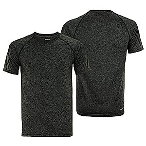 Reebok Men's Performance Ultimate Tee,Black Heather Small