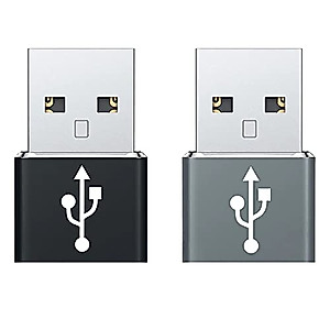 USB-C Female to USB Male Quick Adapter Compatible with Your Microsoft Surface Duo 2 for Charger, sync, OTG Devices Like Keyboard, Mouse, Zip, Gamepad, pd(2pack)