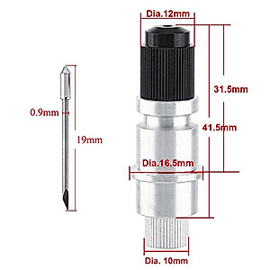 CB09 CB09U Graphtec Blade Holder with 15pcs Vinyl Cutter Plotter Cutting Blades 30/45/ 60 Degree