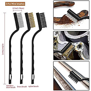 Nolimas 12Pcs Car Wheel & Tire Brush Kit,Including 17inch Long Wheel Brush,Short Handle Tire Brush,5pcs Detailing Brushes Kit & 3pcs Wire Brushes for Cleaning Car Wheels & Interior Exterior