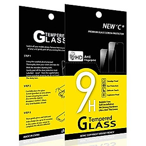 NEW'C [3 Pack] Designed for Samsung Galaxy A51 Screen Protector Tempered Glass, Case Friendly Ultra Resistant