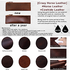 S-ZONE Women Vintage Genuine Leather Bucket Tote Bag Hobo Handbag Distressed Shoulder Purse