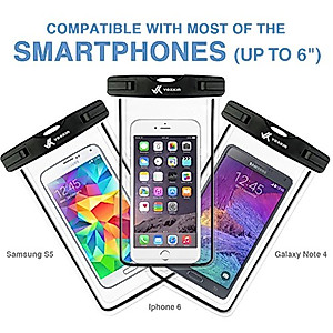 ⚡ [ PREMIUM QUALITY ] Universal Waterproof Phone Holder with ARM BAND & LANYARD - Best Grade Water Proof, Dustproof, Snowproof Case for iPhone 12 Pro Max, 12 Mini, S21 Ultra, S20, OnePlus 8, Pixel 5