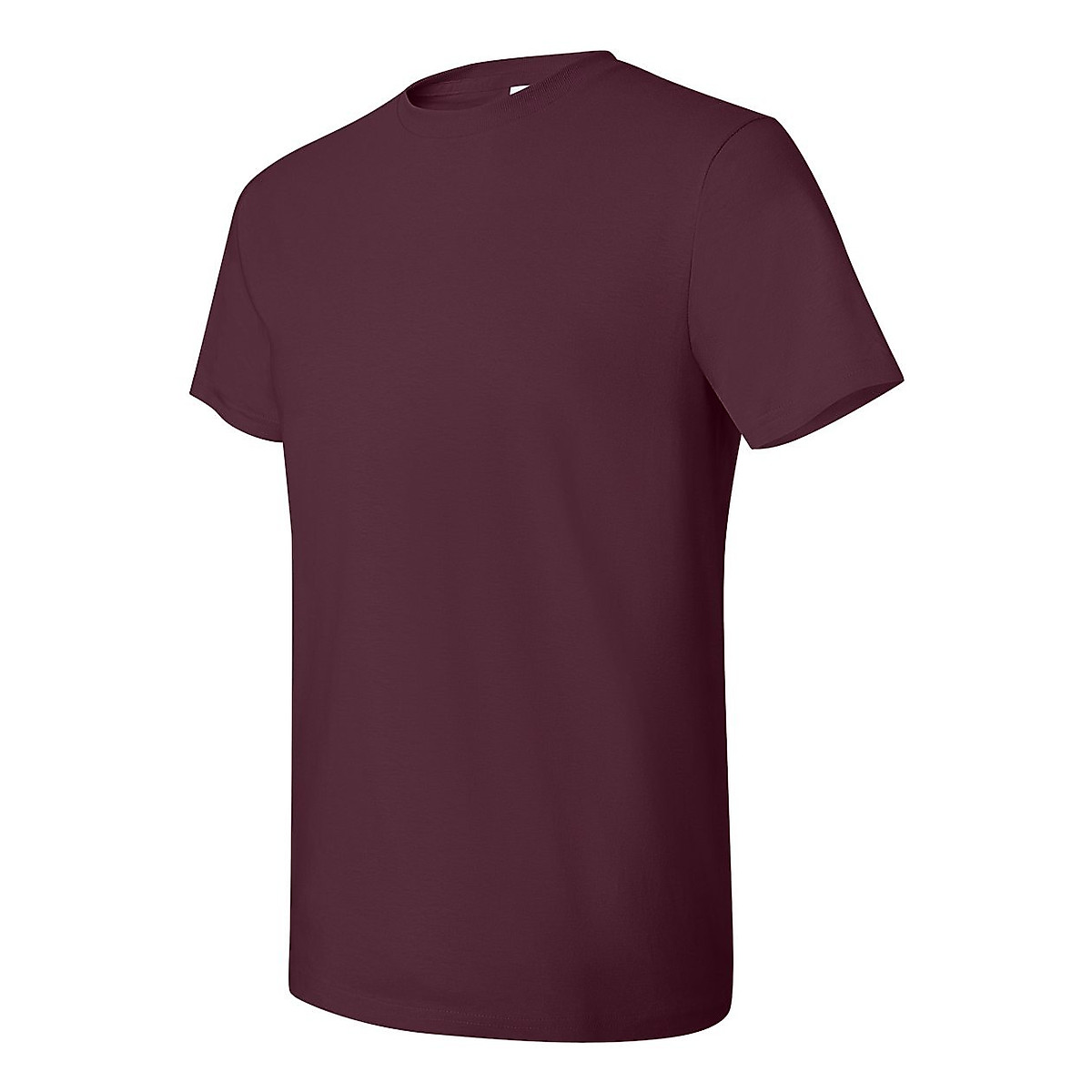 Hanes mens Nano Premium Cotton T-shirt (Pack of 2) T Shirt, Maroon, XX-Large US