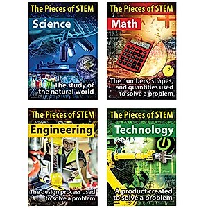 Mark Twain STEM Bulletin Board Set, 17" x 24", Multicolor