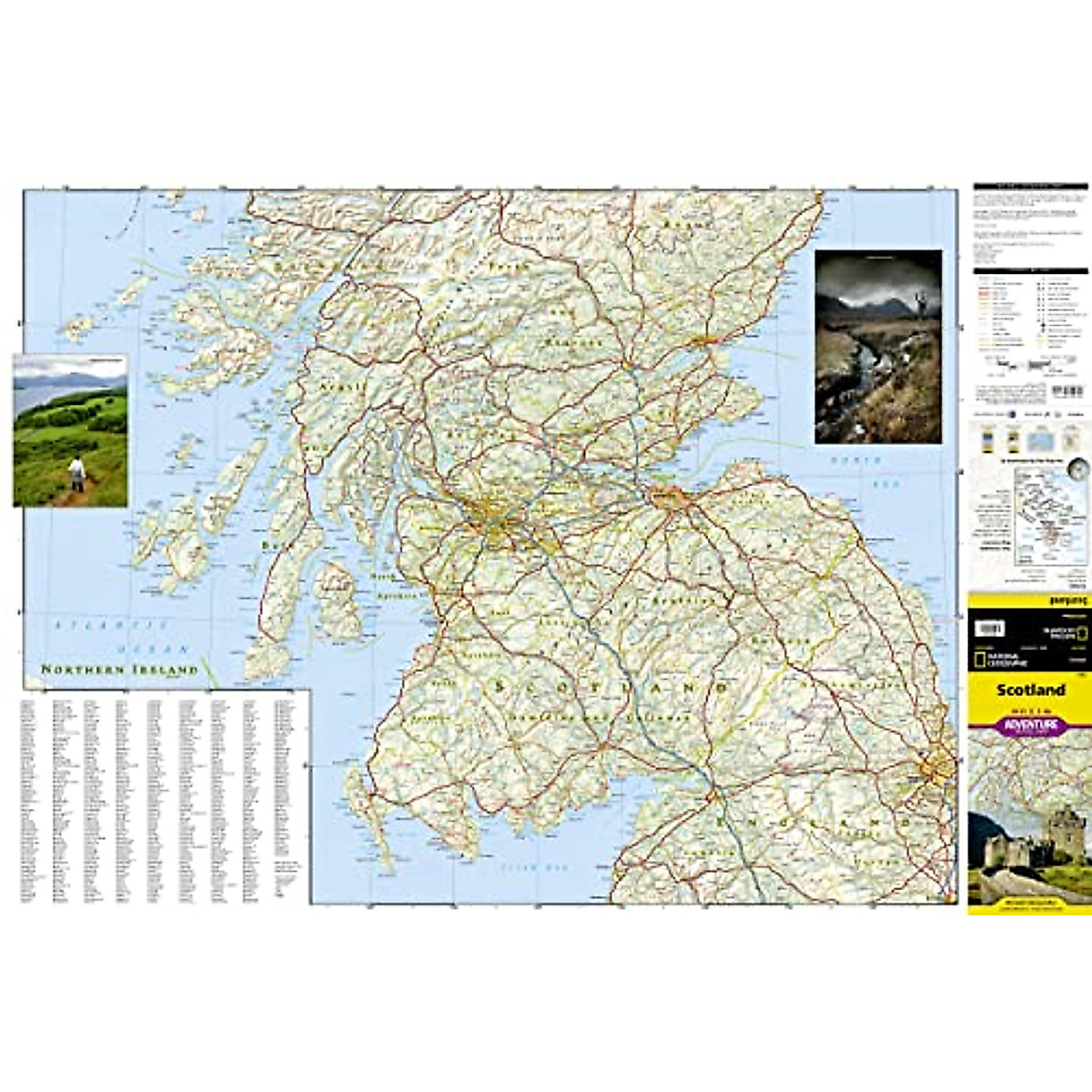 Scotland Map (National Geographic Adventure Map, 3326)